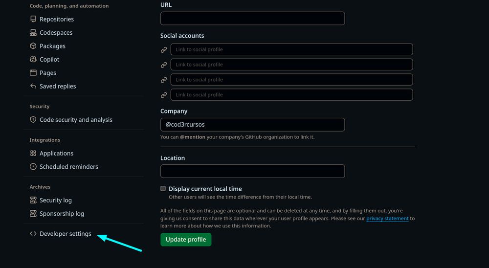 Como fazer autenticação no Github pelo terminal