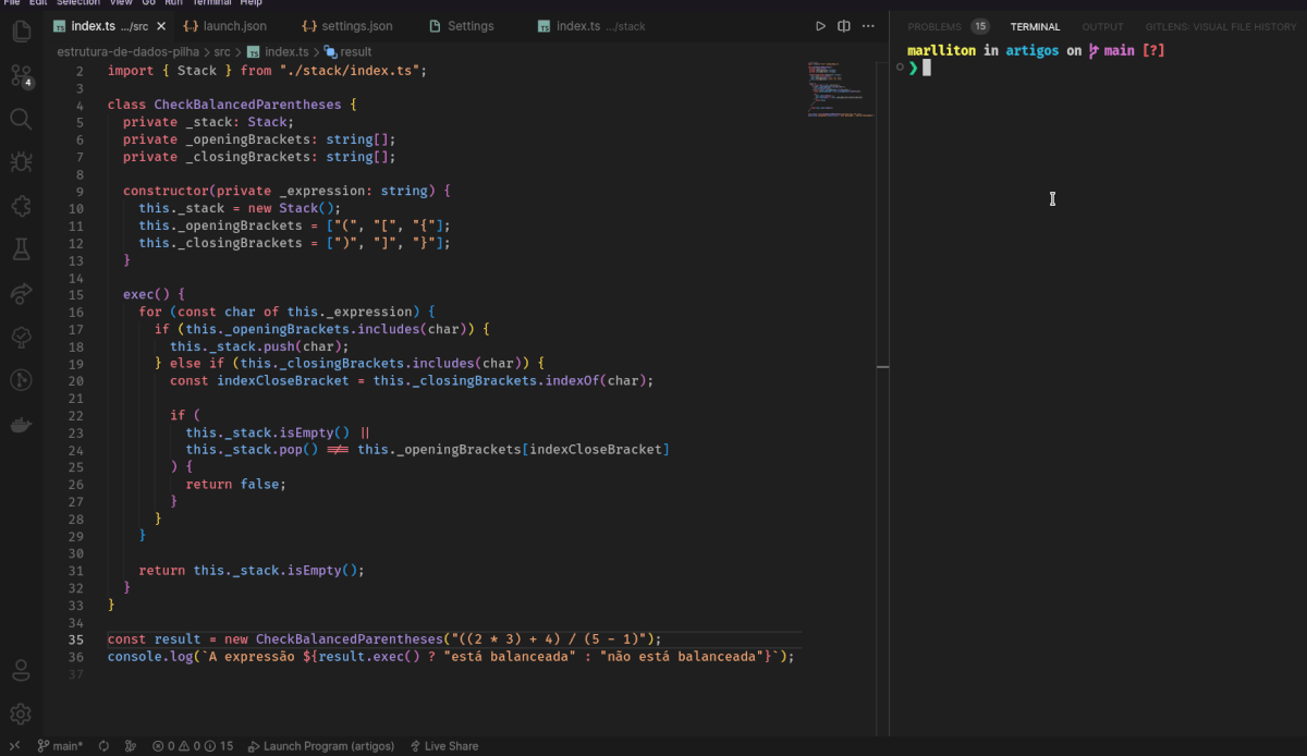Pilhas (stacks): o que são, como funcionam e exemplos práticos