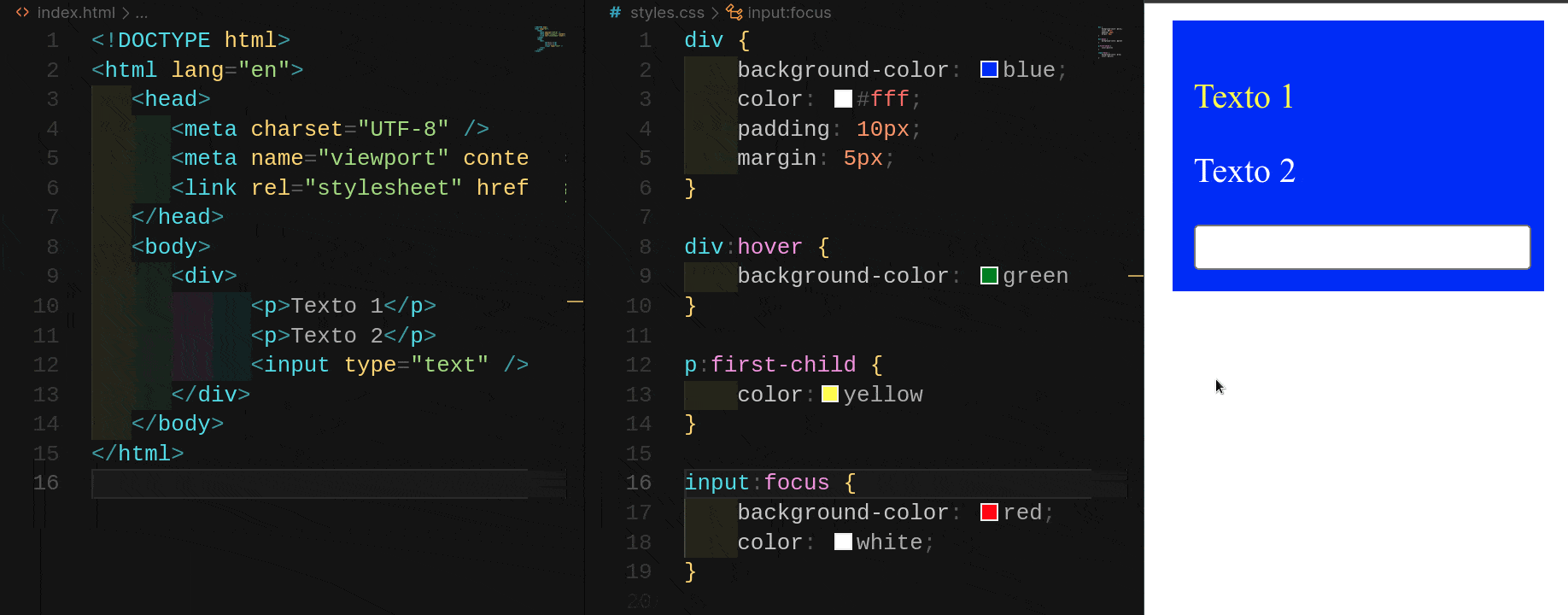 Pseudo Classes E Pseudo Elementos Css 