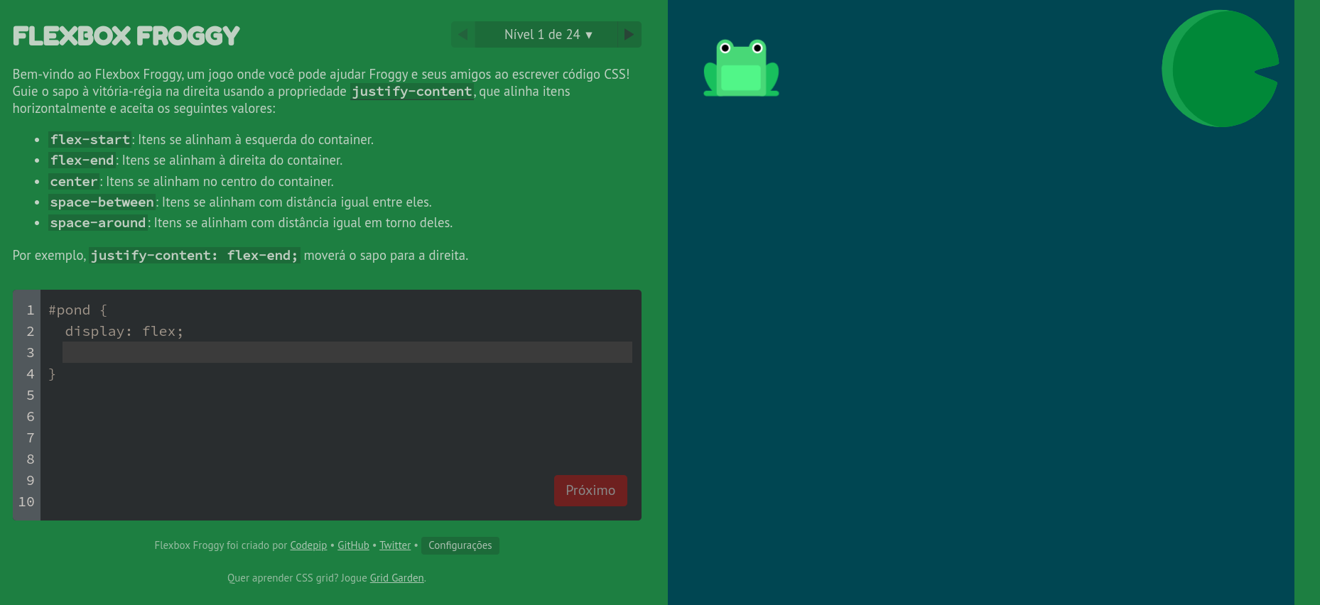 Jogos para estudar CSS