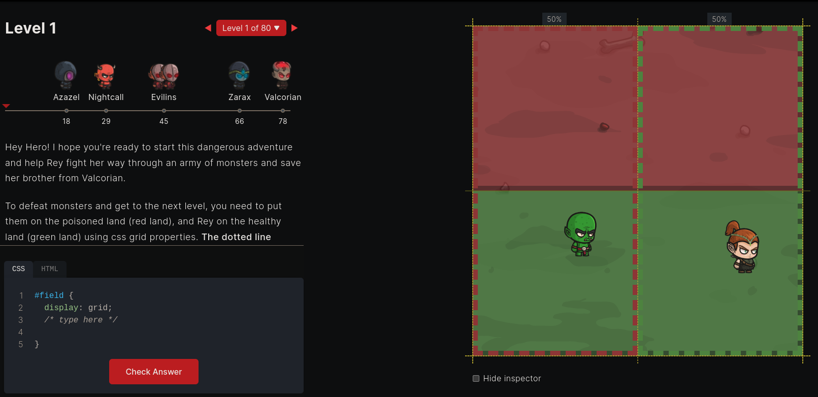Jogos para estudar CSS
