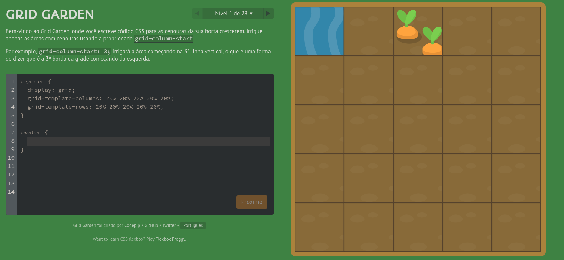 Jogos para estudar CSS