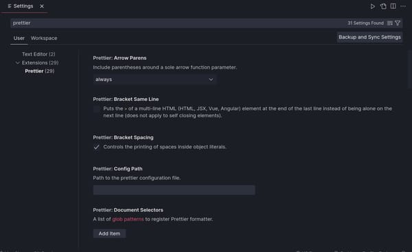 Configurando a extensão Prettier no Visual Studio Code Configurando a extensão Prettier no Visual Studio Code