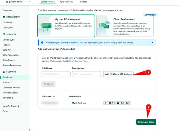 Como utilizar MongoDB Atlas